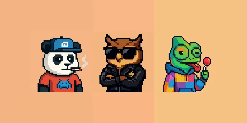 8 Bit Pixel Art Character Designs Generator App | PromptBase