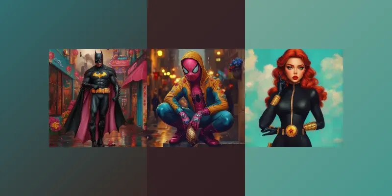 Magnetic Superhero Concept Art Generator App | PromptBase