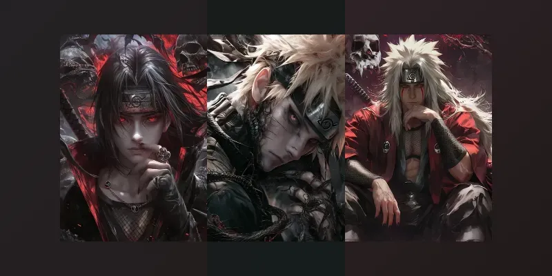 Ultra Realistic Gothic Naruto Portraits Generator App | PromptBase