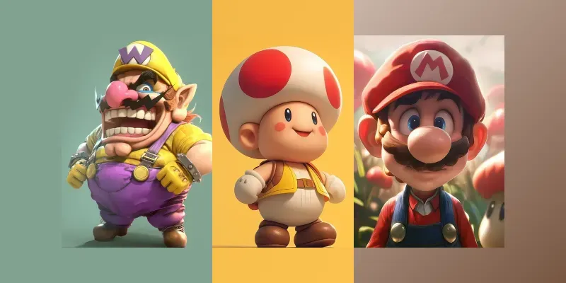 Pixar Style Nintendo Character Generator App | PromptBase