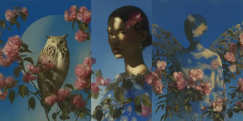 Moody Floral Shadow Aesthetic Generator App | PromptBase