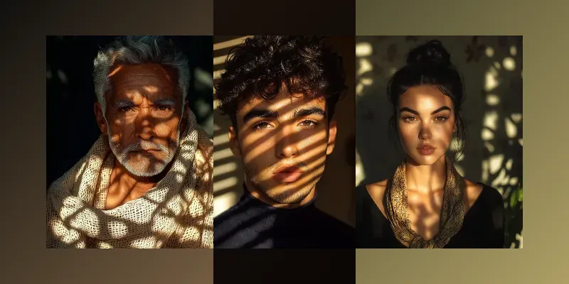 Realistic Dramatic Shadow Portraits Generator App | PromptBase