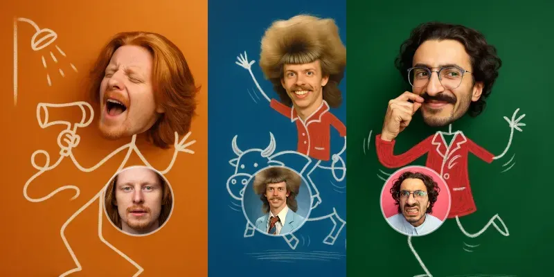 Comic Stick Figures For Posters Generator App | PromptBase