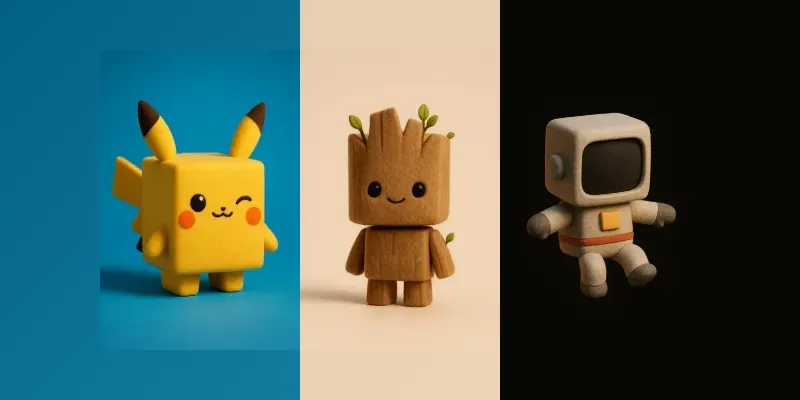 Create Cute 3d Cube Characters Generator App | PromptBase