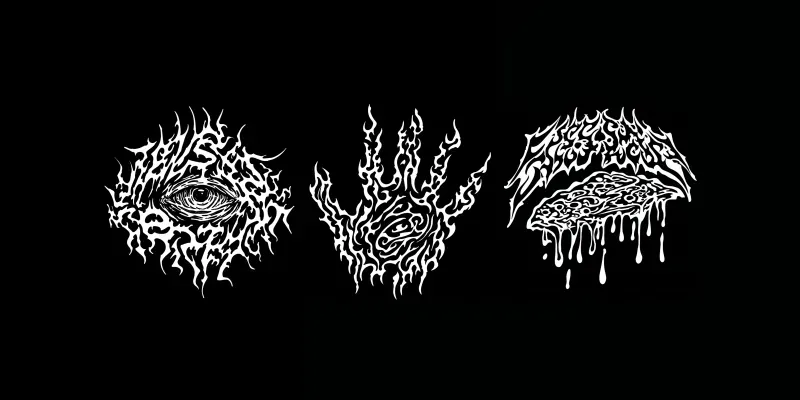 Razor Gothic Metal Illustration Signs Midjourney Prompt | PromptBase