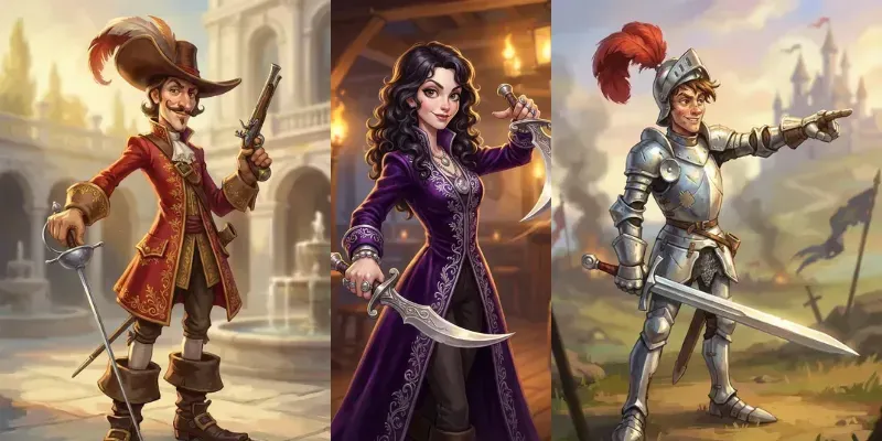 Fable Video Game Character Concept Art Generator App | PromptBase