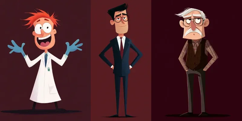 Flat Vector Illustration Pixar Style Generator App | PromptBase