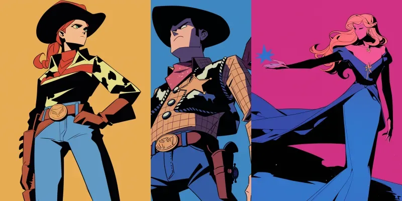 Disney Stylized Bold Artwork Generator App | PromptBase