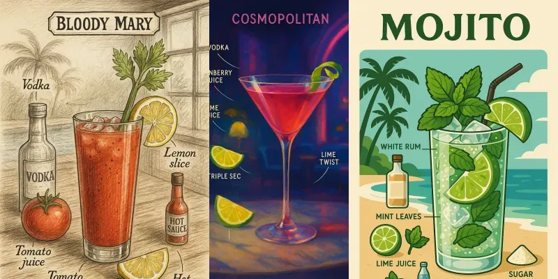 Cocktail Recipe Layout Generator App | PromptBase