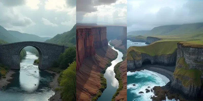 Aerial View Landscape Photography Generator App | PromptBase