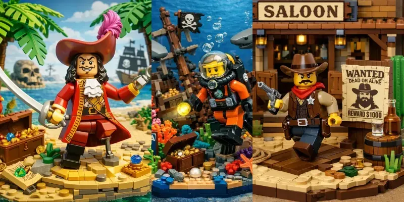 Custom Lego Diorama Generator App | PromptBase