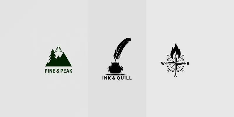 Minimalist Dual Meaning Logos Generator App | PromptBase