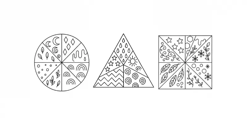 Satisfying Patterns Themed Coloring Page Generator App | PromptBase