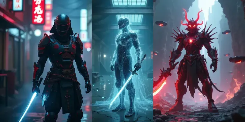 Cyber Samurai Warrior Generator App | PromptBase