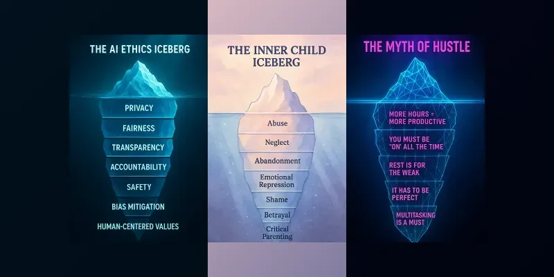 Iceberg Infographic Generator App | PromptBase