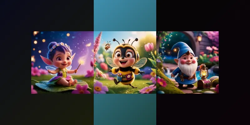 Whimsical Tiny Pixar Style Character Generator App | PromptBase