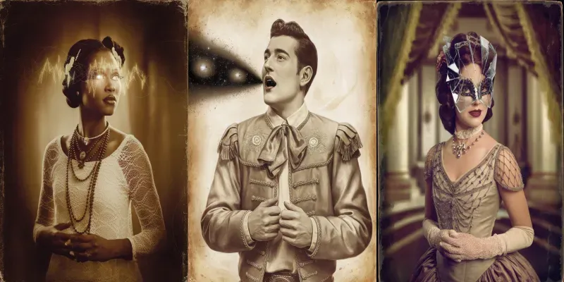 Surreal 1920s Vintage Portraits Generator App | PromptBase