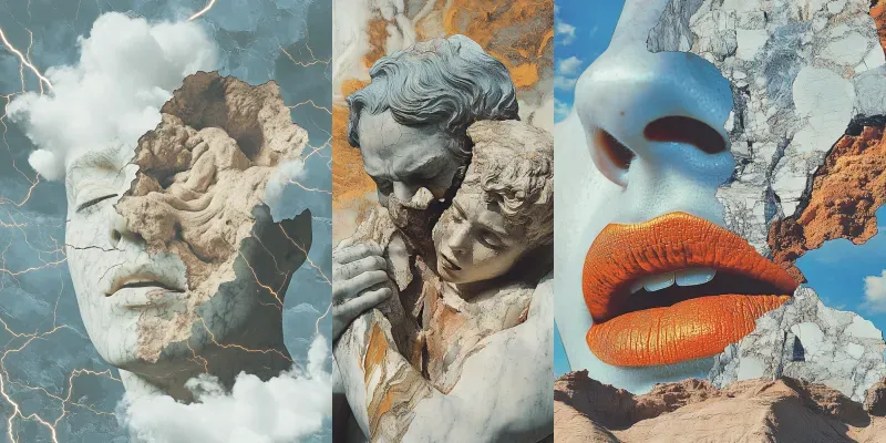 Cognitive Collage Paradox Generator App | PromptBase