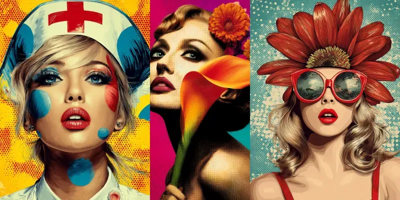 Bold Portraits Professions Pop Art Generator App | PromptBase