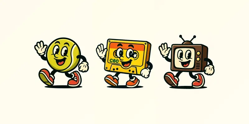 Retro Classic Mascot Logos Generator App | PromptBase
