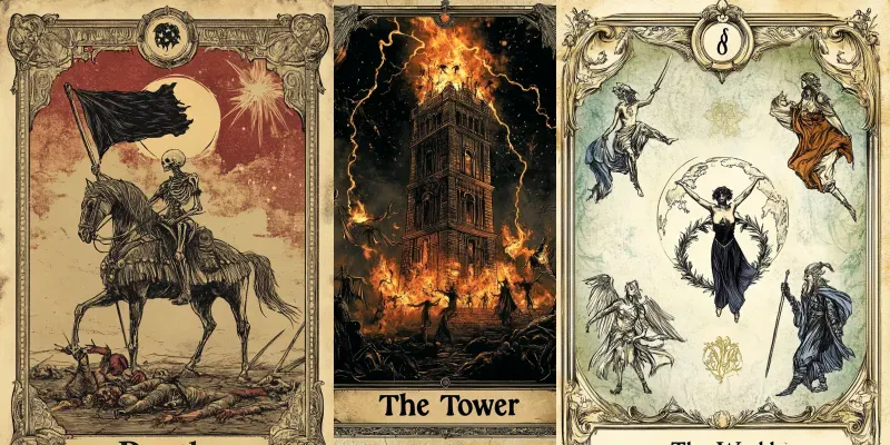 Mystical Tarot Card Generator App | PromptBase