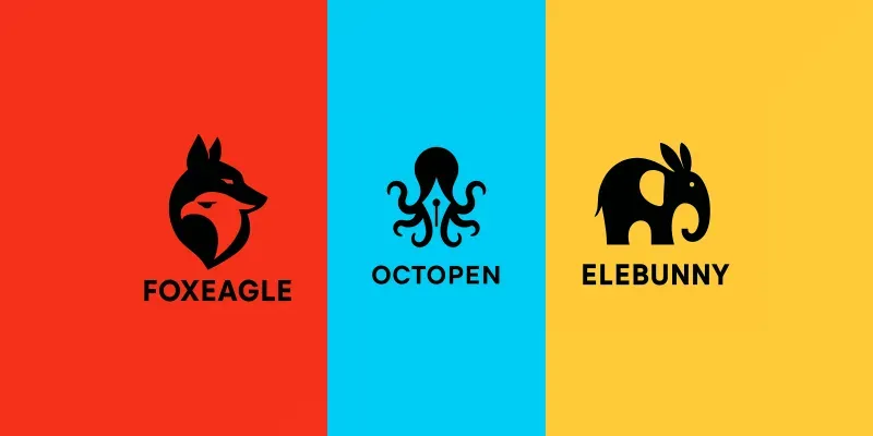 Animal Negative Spaces Logo Generator App | PromptBase