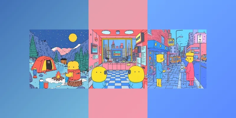 Whimsical Cartoon World Illustration Generator App | PromptBase
