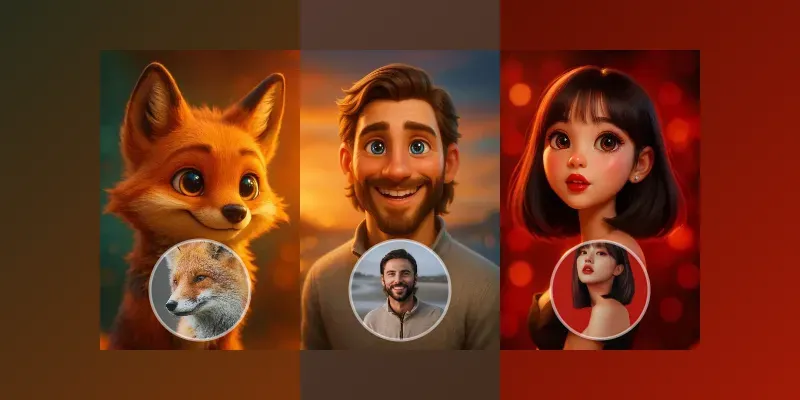 Pixar Style Animated Portraits Generator App | PromptBase