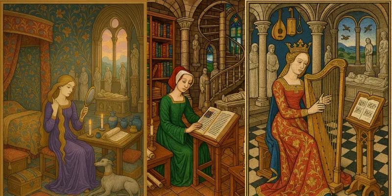 Medieval Manuscript Miniatures Generator App | PromptBase