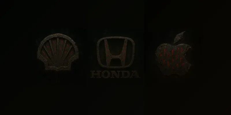 Cursed Rune Horror Logo Generator App | PromptBase