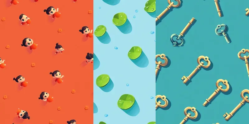 Floating Art Cute Gifs Wallpaper Generator App | PromptBase